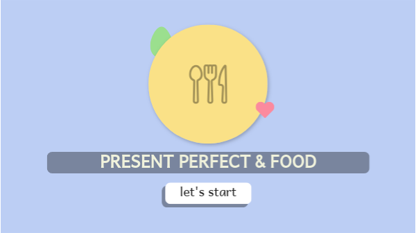Present Perfect & Food | Genially