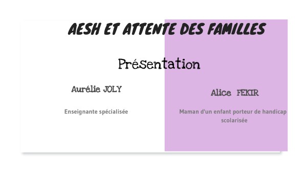 Copie - Formation AESH-Parents copie | Genially