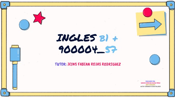 INGLES B1 + | Genially