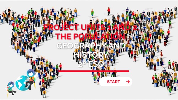 ACTIVITIES AND PROYECT UNITS 1 AND 2. THE POPULATION. 2ºESO | Genially