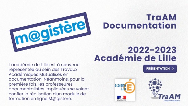 TraAM Documentation 2022-2023 Doc de valorisation académique