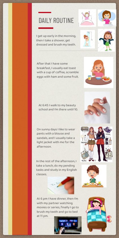 Daily routine | Genially