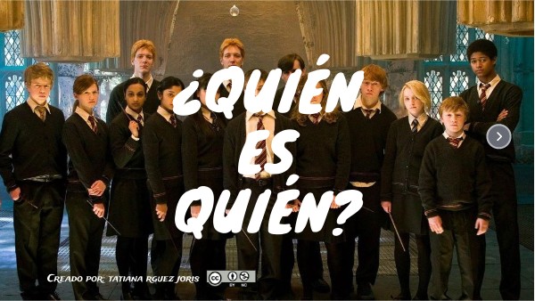 ¿QUIÉN ES QUIÉN? HARRY POTTER | Genially