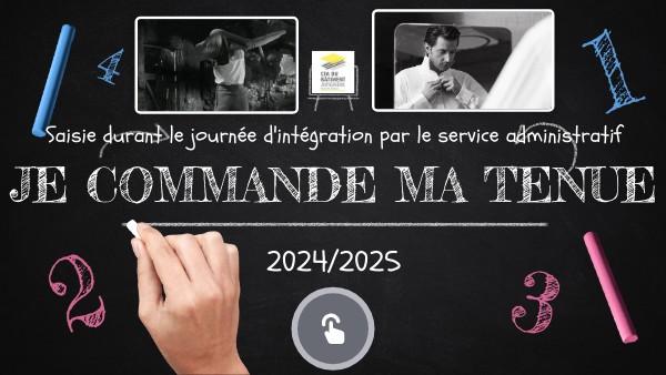 2024/2025 Commande des Tenues | Genially
