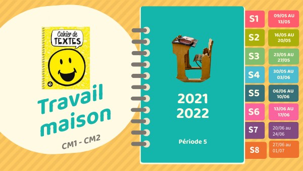 Devoirs CM1-CM2 | Genially