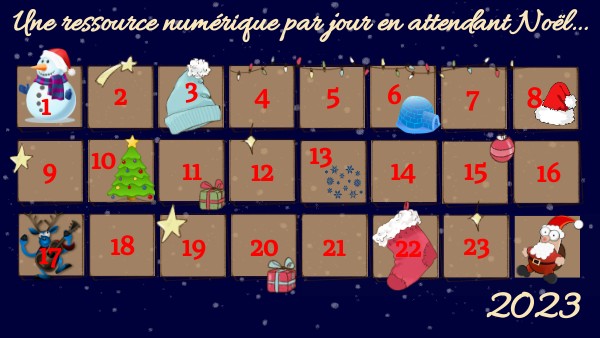Calendrier Numérique Noël | Genially