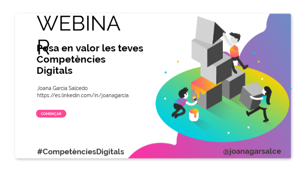 Competències Digitals amb Joana Garcia Salcedo | Genially