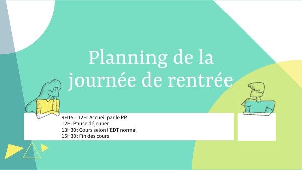 Journée de rentrée