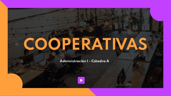 Unidad 1: Cooperativas | Genially