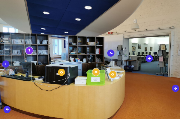 Visite virtuelle : étape 1 | Genially