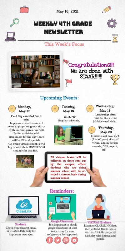 Newsletter May 16 | Genially