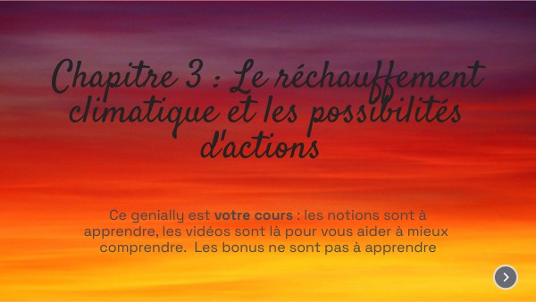 réchauffement climatique | Genially