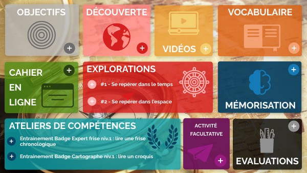 6e | Chap 1 | Se repérer dans le temps et l'espace | Genially