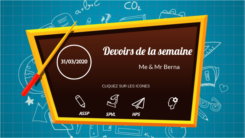 devoir de la semaine | Genially