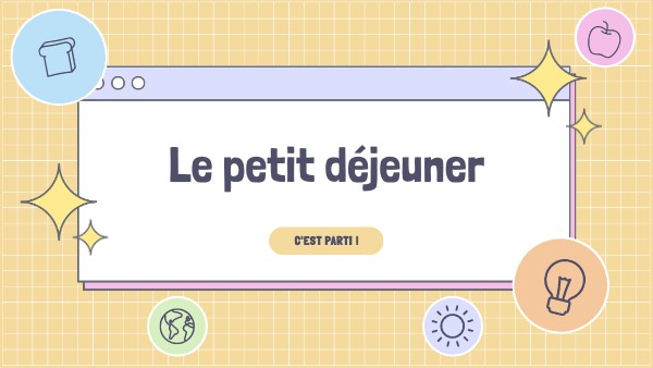 Le petit déjeuner en France | Genially