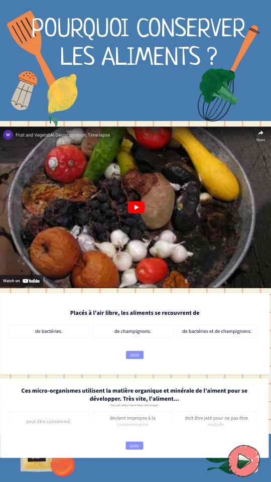 Les méthodes de conservation des aliments | Genially