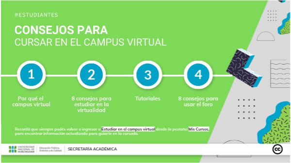 CONSEJOS PARA ESTUDIAR EN EL CAMPUS VIRTUAL | Genially