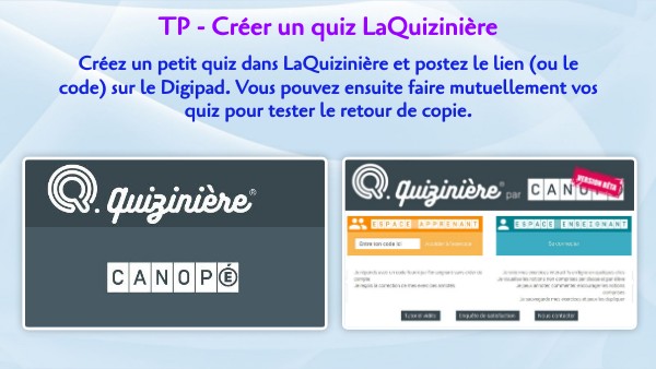 INSPE TP - Quiz LaQuizinière