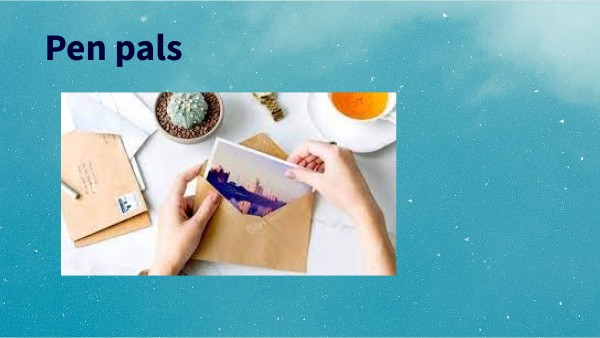 Pen pals - Alaska | Genially