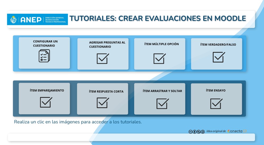 TUTORIALES EVALUACIONES EN MOODLE | Genially