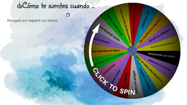 Cómo te sientes cuando | Genially