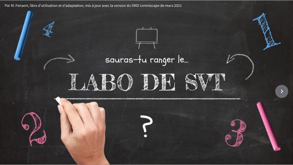 Labo SVT DND | Genially