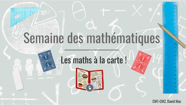 2023 Semaine des mathématiques | Genially