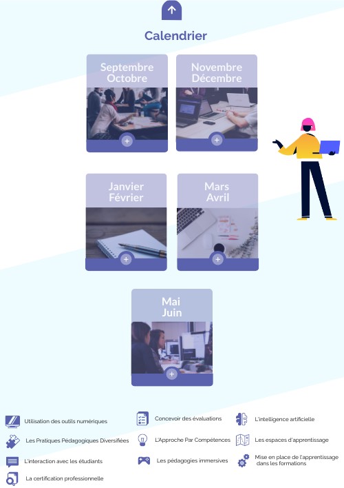 Plan de formation 2023/2024 - Calendrier - Pedagolab