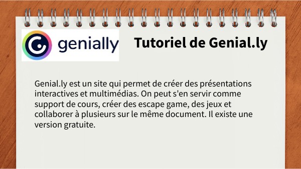 Copie - Tuto genially | Genially