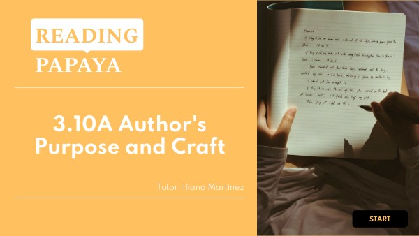 Author's Purpose 040424 | Genially