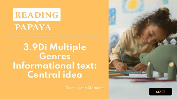 Informational text and main ideas 040724 | Genially