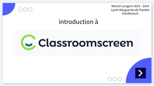 Classroomscreen | Genially