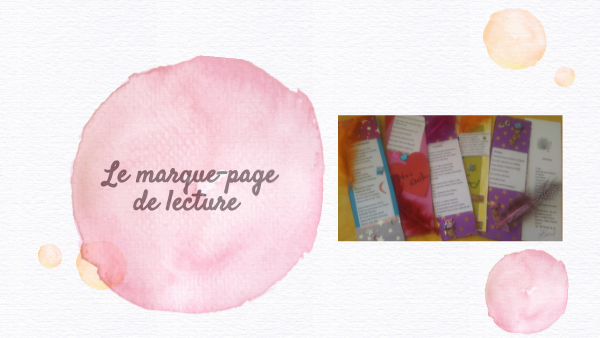 le marque-page de lecture | Genially