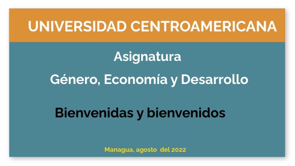 Presentación Asignatura GED V052 | Genially