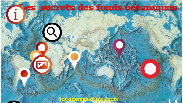 Carte des fonds océaniques