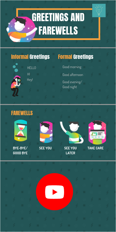 Greetings and farewells | Genially