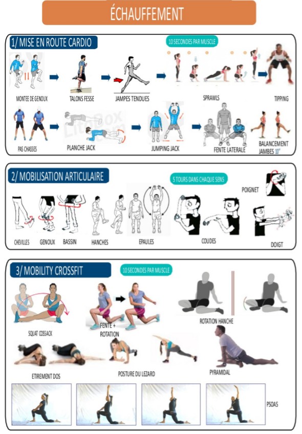 Echauffement cross training interactif 1