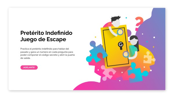 Pretérito indefinido ESCAPE ROOM | Genially