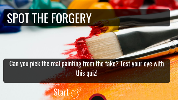 Spot the Forgery | Genially