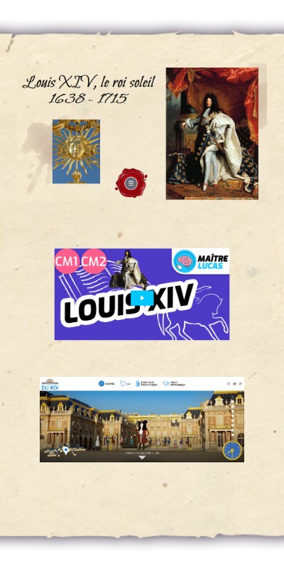 pour la classe louis 14 | Genially