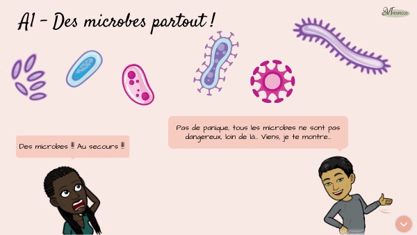 Des microbes partout | Genially