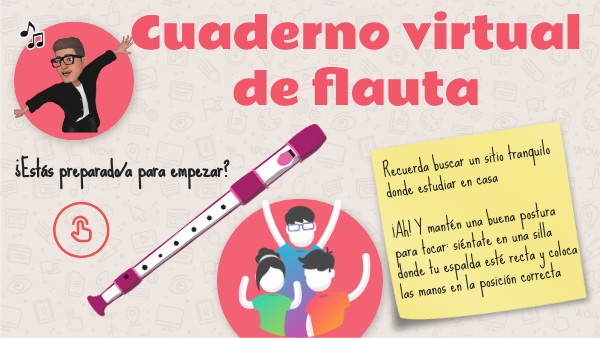 Cuaderno retos de flauta SI LA SOL | Genially