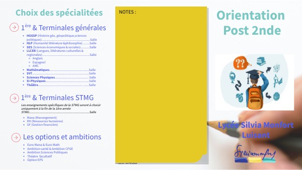 Orientation Post 2nde