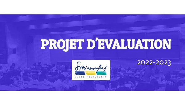 Projet d'évaluation | Genially