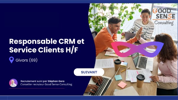 Formulaire candidature poste Responsable CRM | Genially