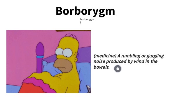 borborygm | Genially