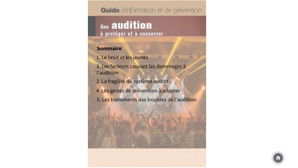 Informations sur les risques auditifs