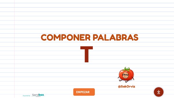 Componer palabras Letra T | Genially