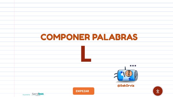 Componer palabras Letra L | Genially