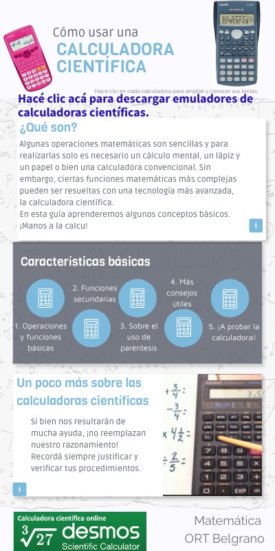 Uso de la calculadora científica | Genially